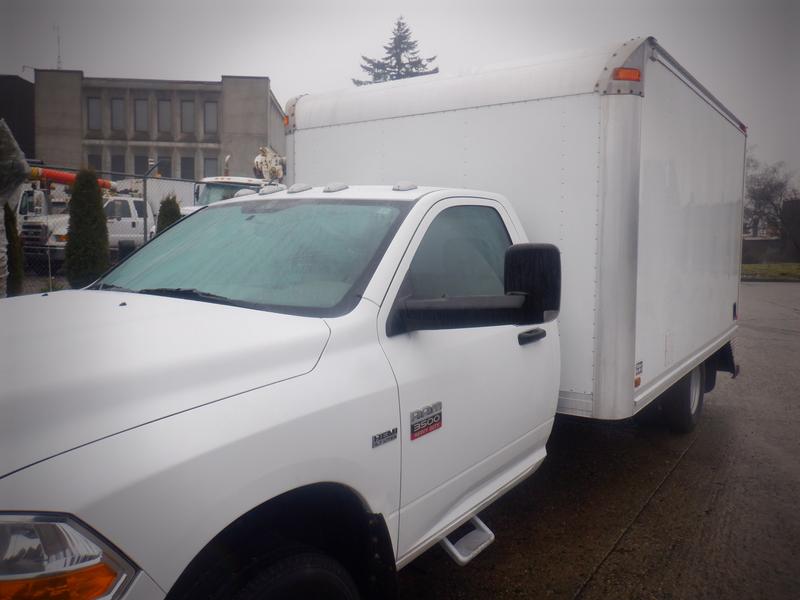 2012 Dodge Ram 3500 Cube Van With Rear Shelving | Repo.com