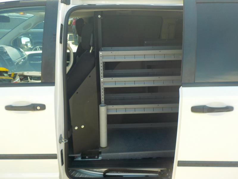2011 Dodge Caravan Cargo Van with Shelving & Ladder Rack | Repo.com