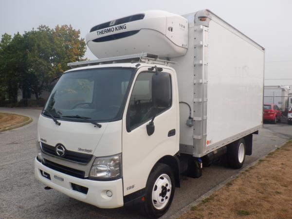 2013 Hino 195 SilverKnight 14 Foot Reefer Cube Van Diesel | Repo.com