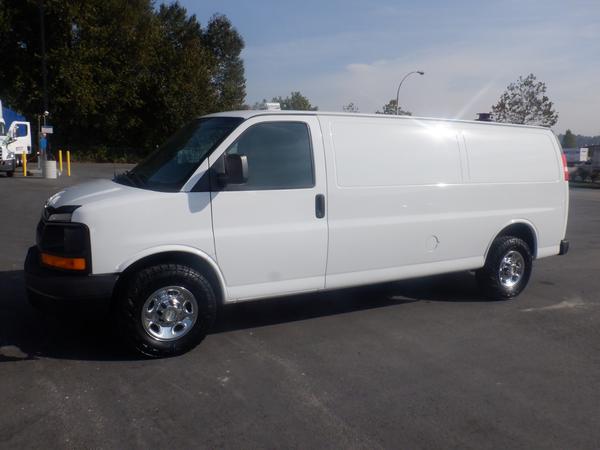 2012 Chevrolet Express 2500 Extended Cargo Van With Rear Shelving ...
