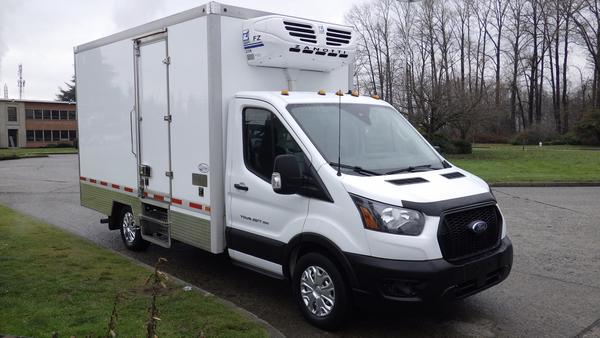 2021 Ford Transit T-350 14 Foot Reefer Cube Van | Repo.com