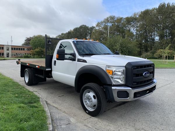 2012 Ford F-550 12 Foot Flat Deck 4WD | Repo.com