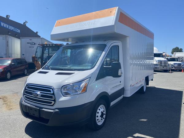 2018 Ford Transit T-350 HD Cube Van With Rear Shelvings | Repo.com