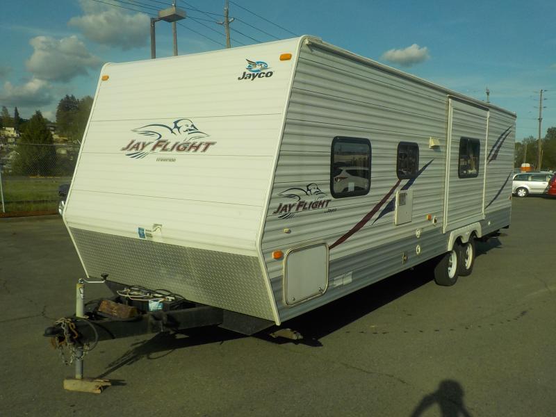 2008 Jayco Jay Flight 28BHS 28 Foot Travel Trailer One Slide out | Repo.com